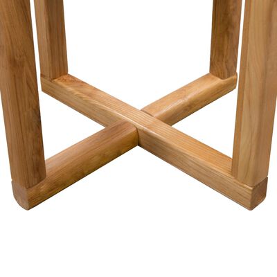 vidaXL Side Table 40x50 cm Solid Oak Wood | vidaXL.com.au