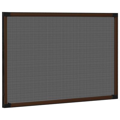 vidaXL Extendable Insect Screen for Windows Brown | vidaXL.com.au