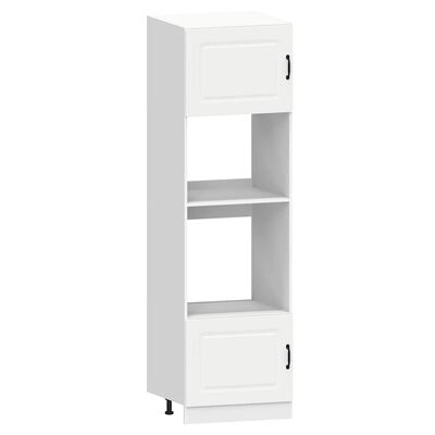 vidaXL 7 Piece Kitchen Cabinet Set Kalmar White Engineered Wood ...