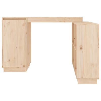 vidaXL Desk 110x50x75 cm Solid Wood Pine | vidaXL.com.au