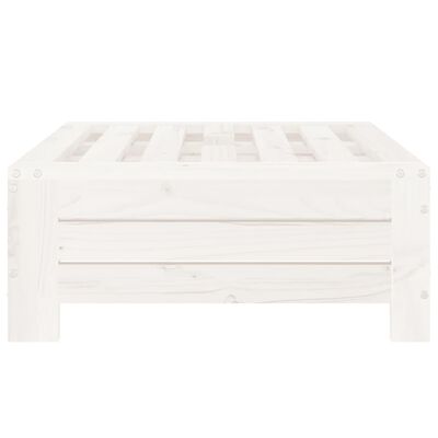 vidaXL Parasol Base Cover White Solid Wood Pine | vidaXL.com.au