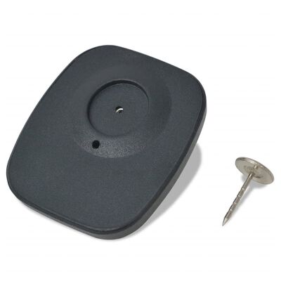 vidaXL RF Hard Tags and Pins 1000 Sets 8.2 MHz Black | vidaXL.com.au