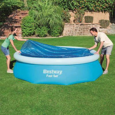Bestway Solar Pool Cover Flowclear 305 cm | vidaXL.com.au
