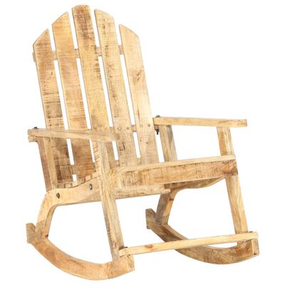 vidaXL Garden Rocking Chair Solid Mango Wood | vidaXL.com.au