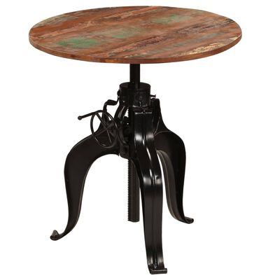 vidaXL Bar Table Solid Reclaimed Wood 75x(76-110) cm | vidaXL.com.au