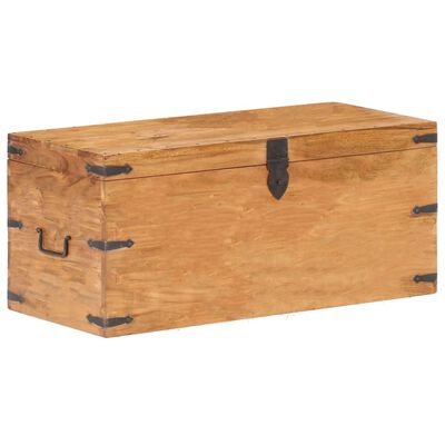 vidaXL Chest 90x40x40 cm Solid Acacia Wood | vidaXL.com.au