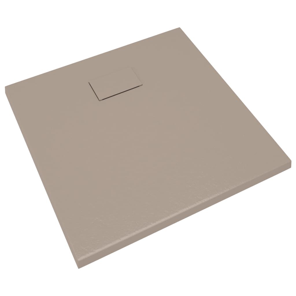 vidaXL Shower Base Tray SMC Brown 90x90 cm | vidaXL.com.au
