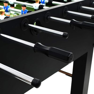 vidaXL Football Table Steel 60 kg 140x74.5x87.5 cm Black | vidaXL.com.au