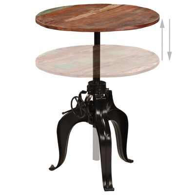 vidaXL Bar Table Solid Reclaimed Wood 75x(76-110) cm | vidaXL.com.au