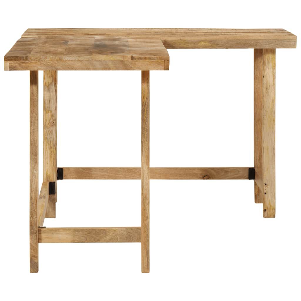 vidaXL Desk 165x110x75 cm Solid Wood Mango | vidaXL.com.au