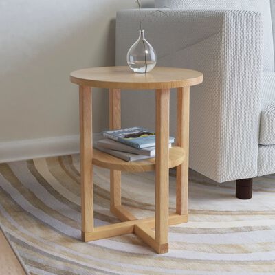 vidaXL Side Table 40x50 cm Solid Oak Wood | vidaXL.com.au