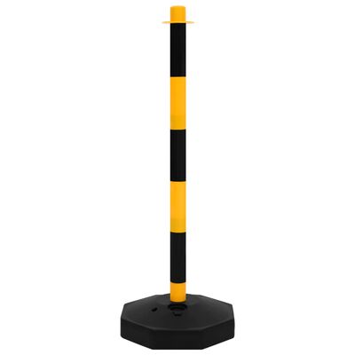 vidaXL Chain Post Set with 10 m Plastic Chain | vidaXL.com.au