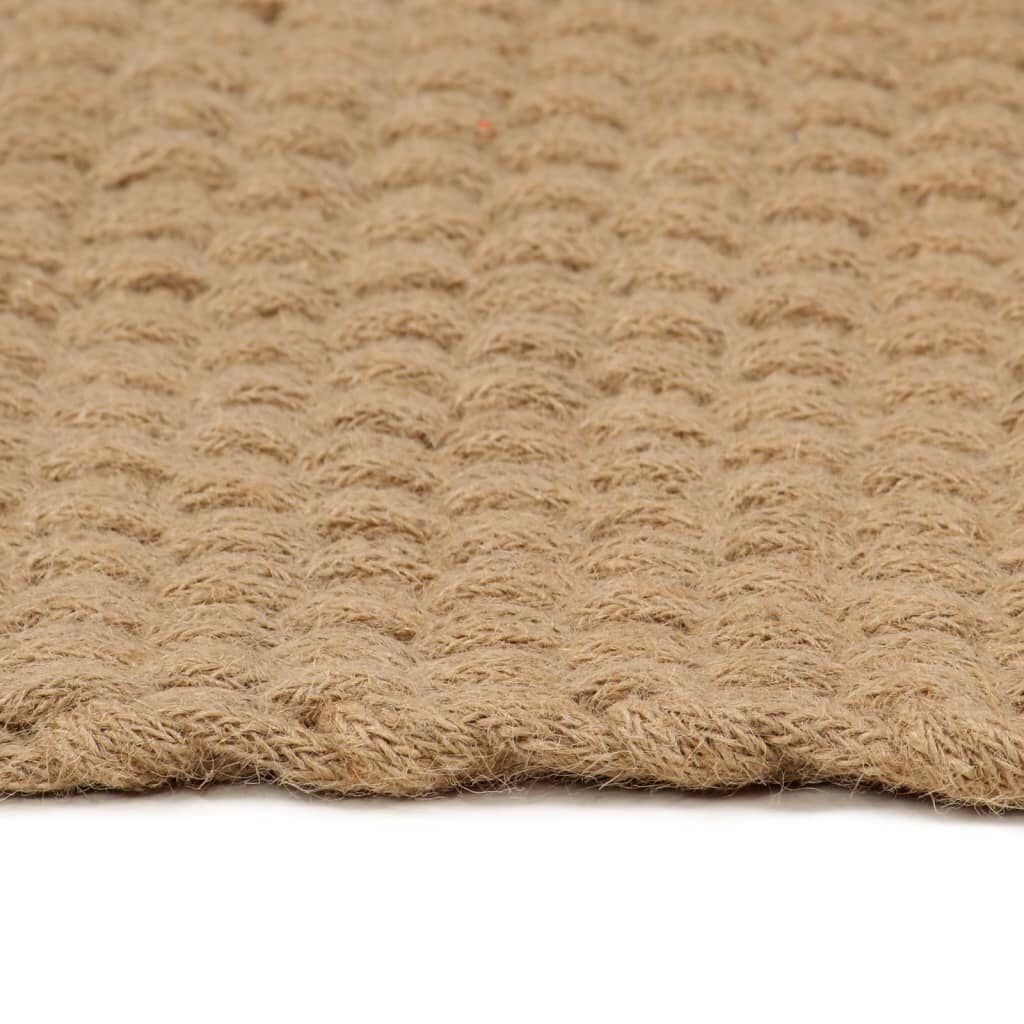 vidaXL Rug Rectangular Natural 80x160 cm Jute | vidaXL.com.au