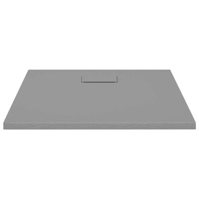 vidaXL Shower Base Tray SMC Grey 90x90 cm | vidaXL.com.au