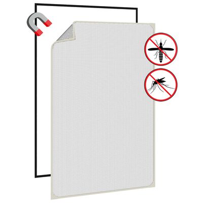 vidaXL Magnetic Insect Screen for Windows White 80x120 cm | vidaXL.com.au