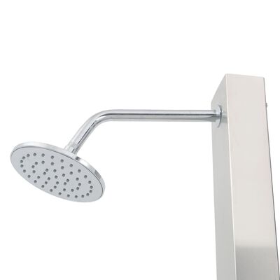 vidaXL Outdoor Shower Stainless Steel Straight | vidaXL.com.au