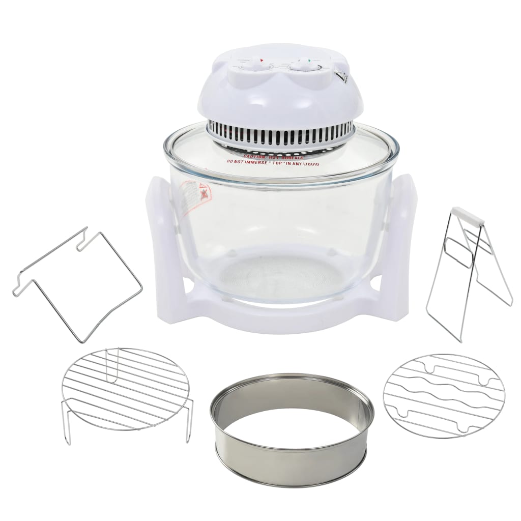 vidaXL Halogen Convection Oven with Extension Ring 800 W 10 L | vidaXL ...