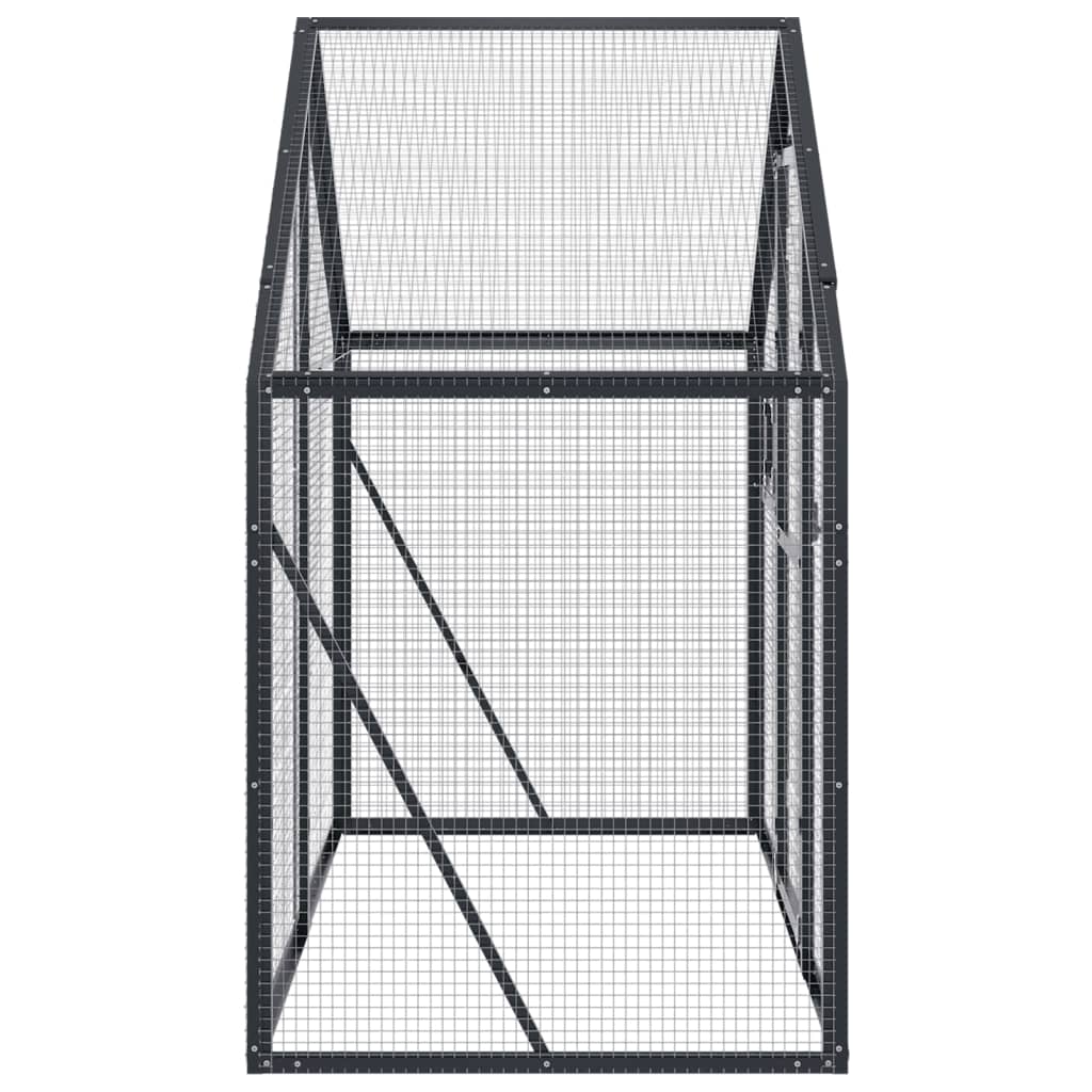 vidaXL Aviary Anthracite 179x100x185 cm Aluminium | vidaXL.com.au