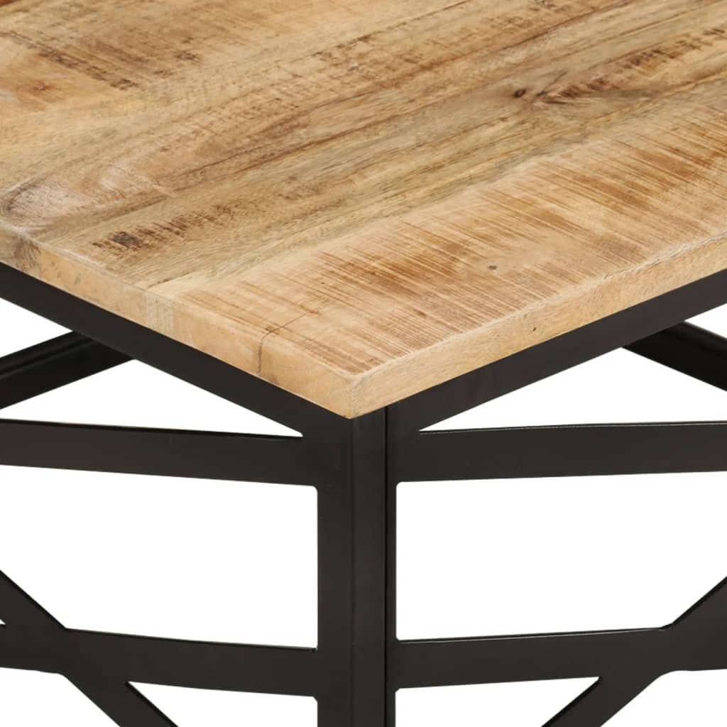 vidaXL Coffee Table 68x68x35 cm Solid Mango Wood | vidaXL.com.au
