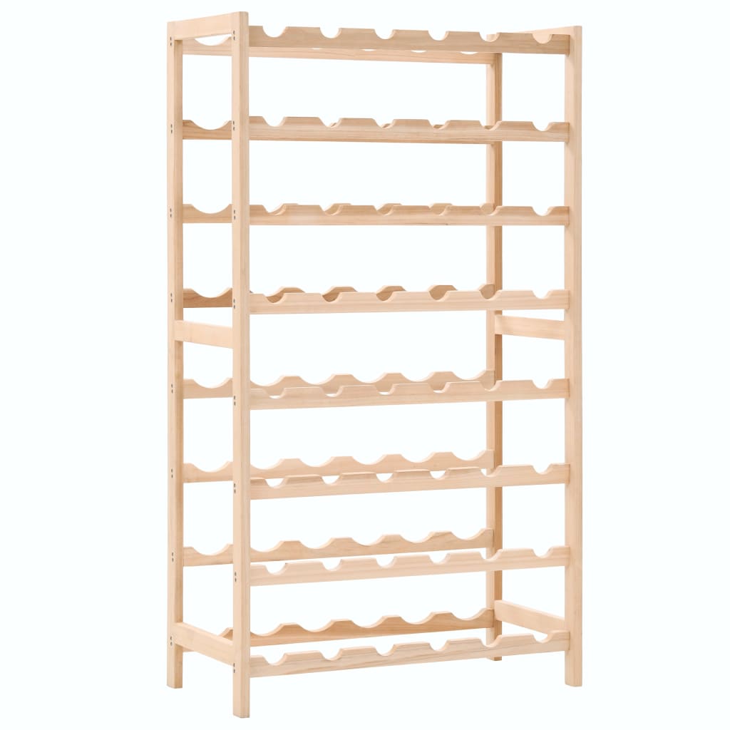 vidaXL Wine Rack Cedar Wood 57.5x28x102 cm | vidaXL.com.au