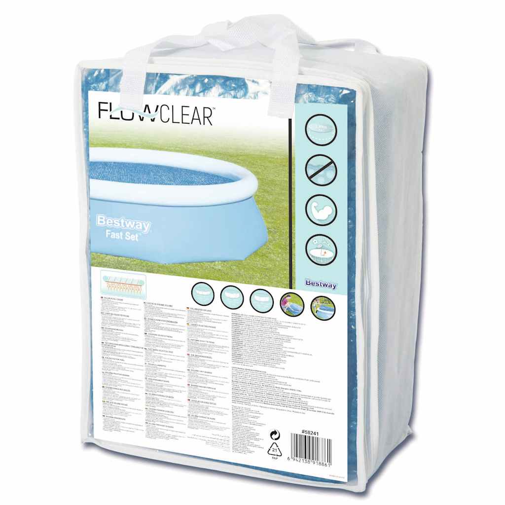 Bestway Solar Pool Cover Flowclear 305 cm | vidaXL.com.au