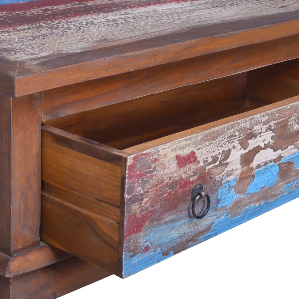 vidaXL Coffee Table 80x50x40 cm Reclaimed Teak Wood | vidaXL.com.au