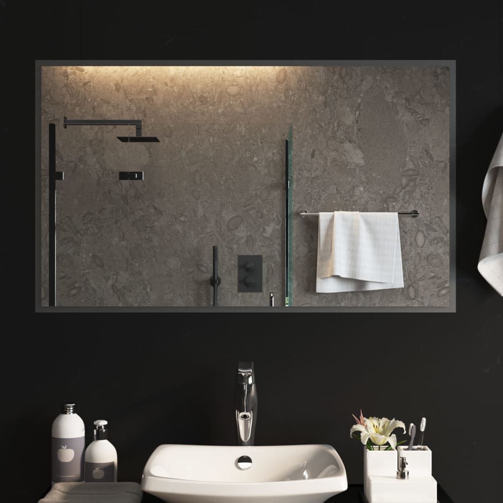 vidaXL LED Bathroom Mirror 60x100 cm | vidaXL.com.au