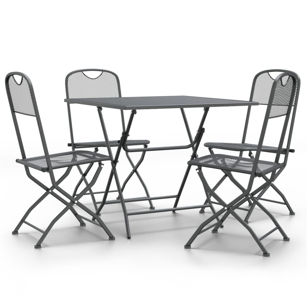 vidaXL Garden Dining Set | Anthracite | Expanded metal mesh | vidaXL.com.au