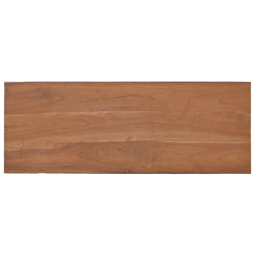 vidaXL Console Table 80x30x80 cm Solid Teak Wood | vidaXL.com.au