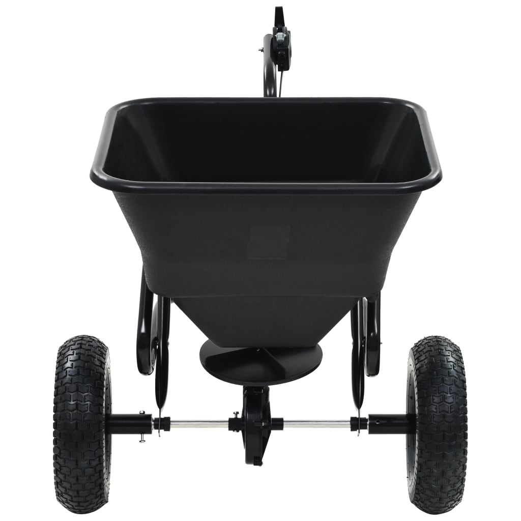 vidaXL Tow Behind Salt Spreader PVC and Steel 125x74x79 cm 45 L ...