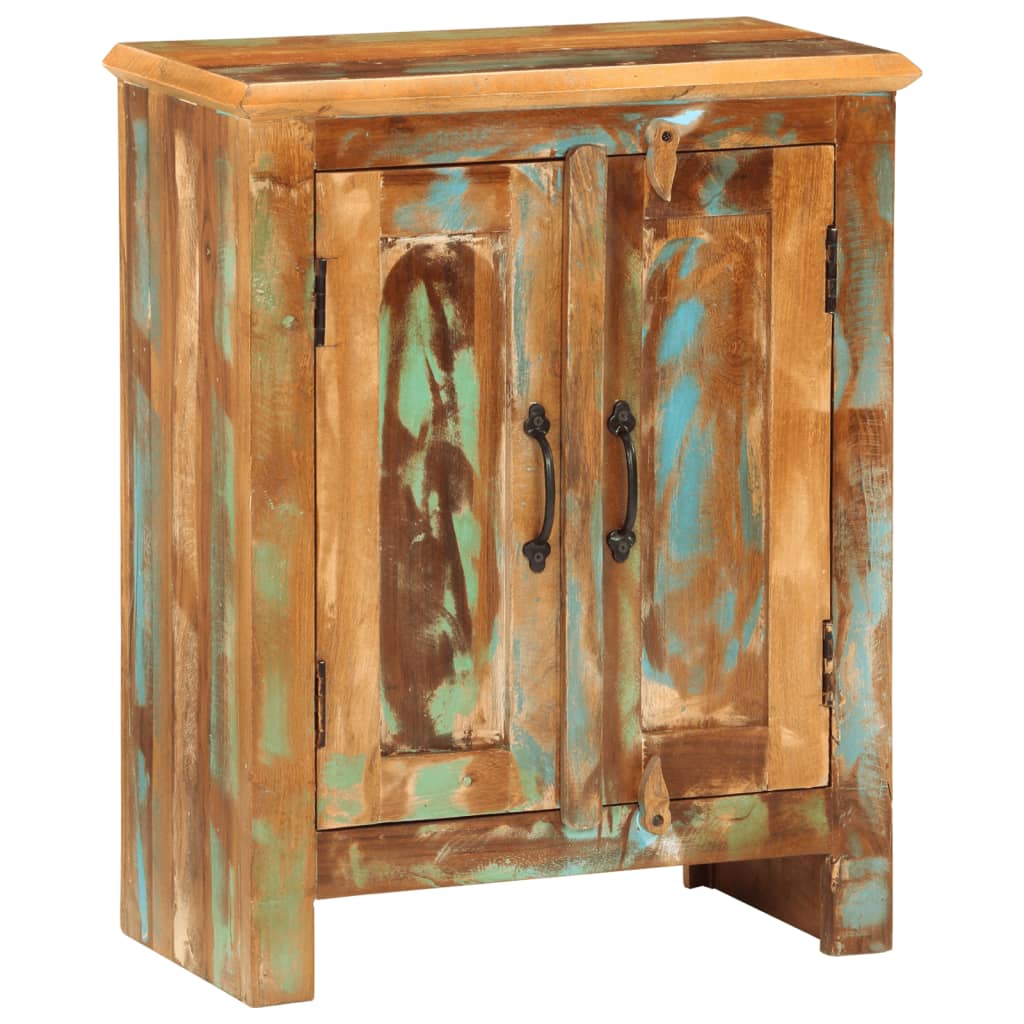 vidaXL Sideboard with 2 Doors 55x30x70 cm Solid Wood Reclaimed | vidaXL ...