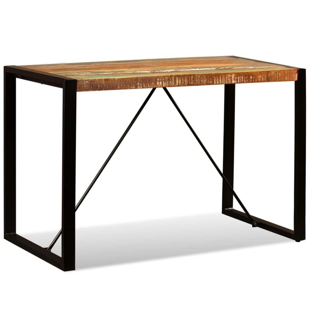 vidaXL Dining Table Solid Reclaimed Wood 120 cm | vidaXL.com.au