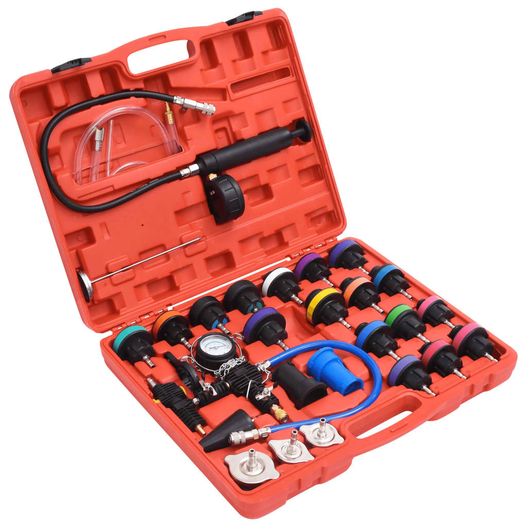 vidaXL 28 Piece Radiator Pressure Tester Kit | vidaXL.com.au