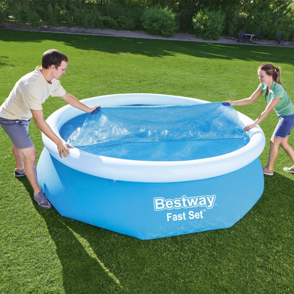 Bestway Solar Pool Cover Flowclear 305 cm | vidaXL.com.au