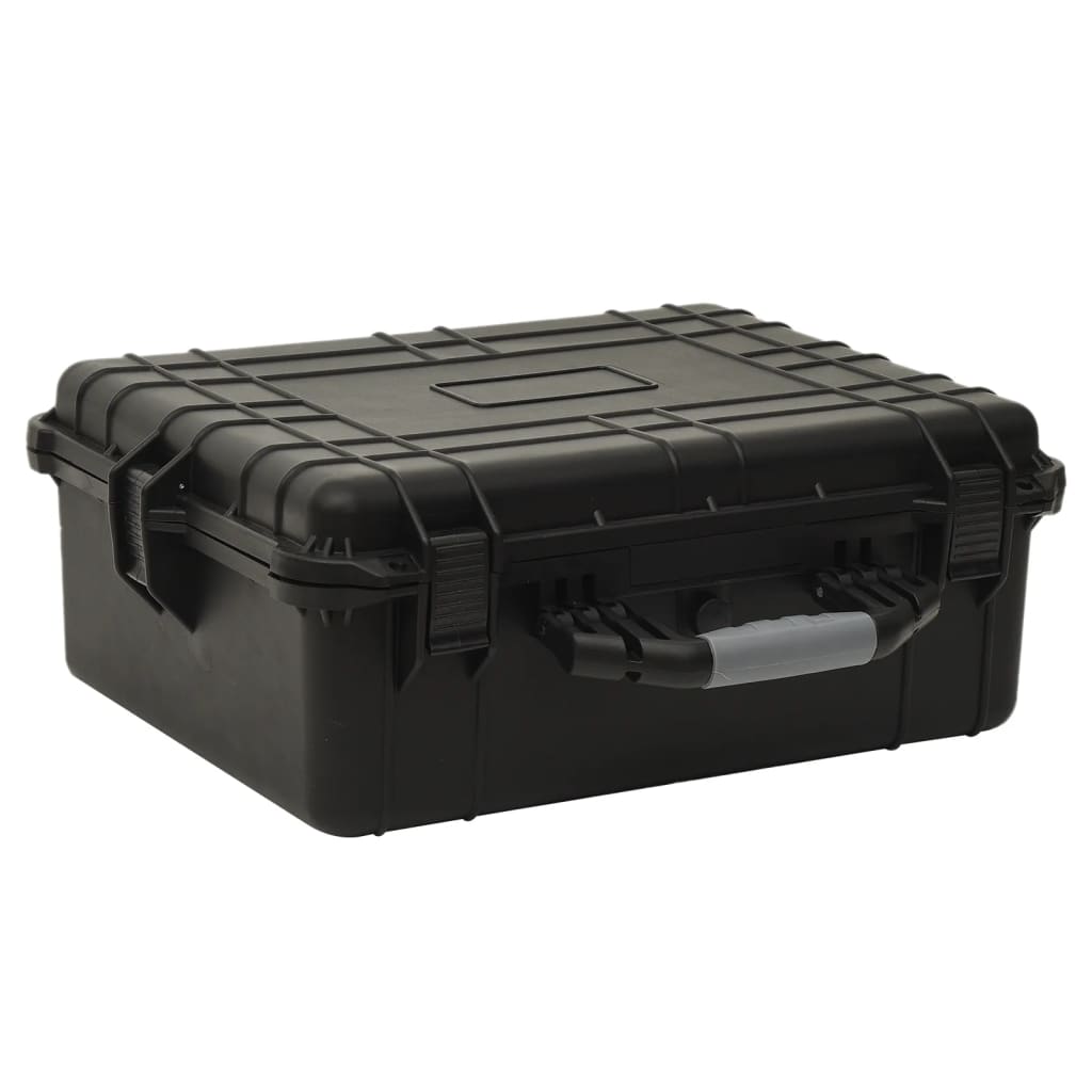 vidaXL Portable Flight Case Black 55x43x21 cm PP | vidaXL.com.au