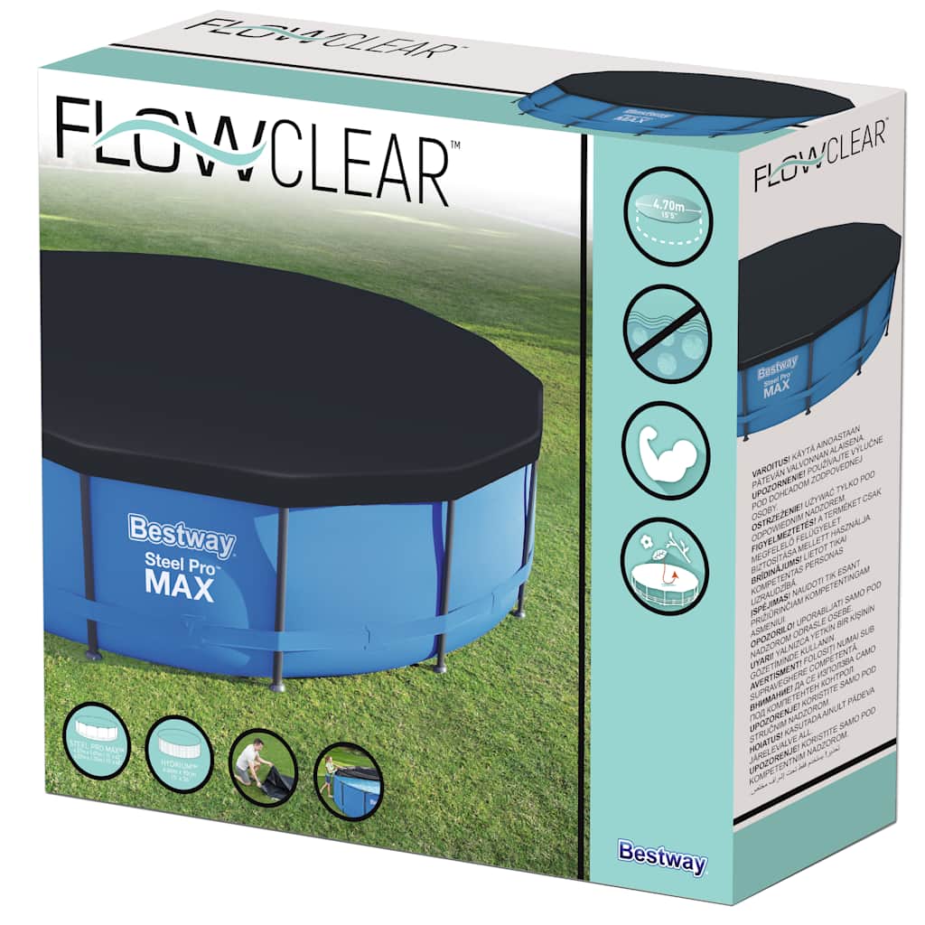 Bestway Pool Cover Flowclear 457 cm | vidaXL.com.au