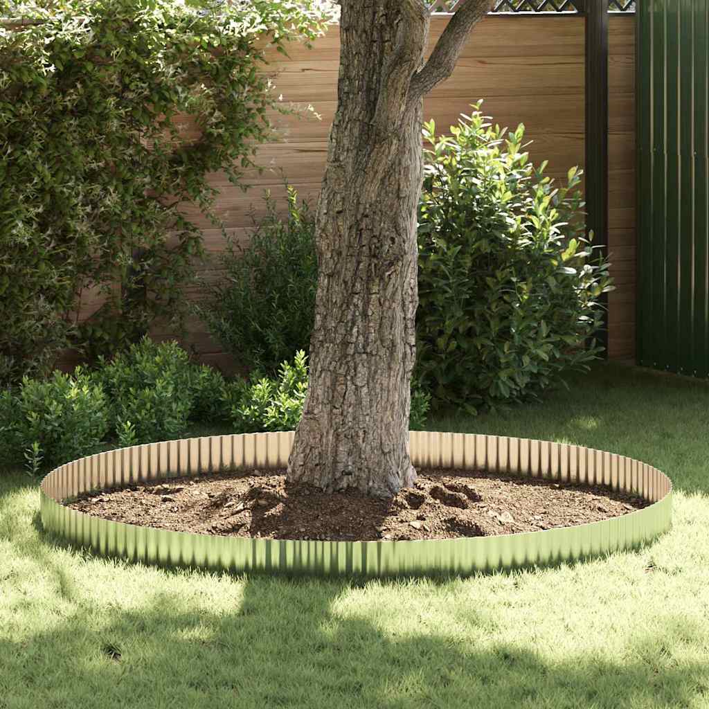 vidaxl Lawn Edge Silver 1000 x 20 x 0.03 cm | vidaXL.com.au