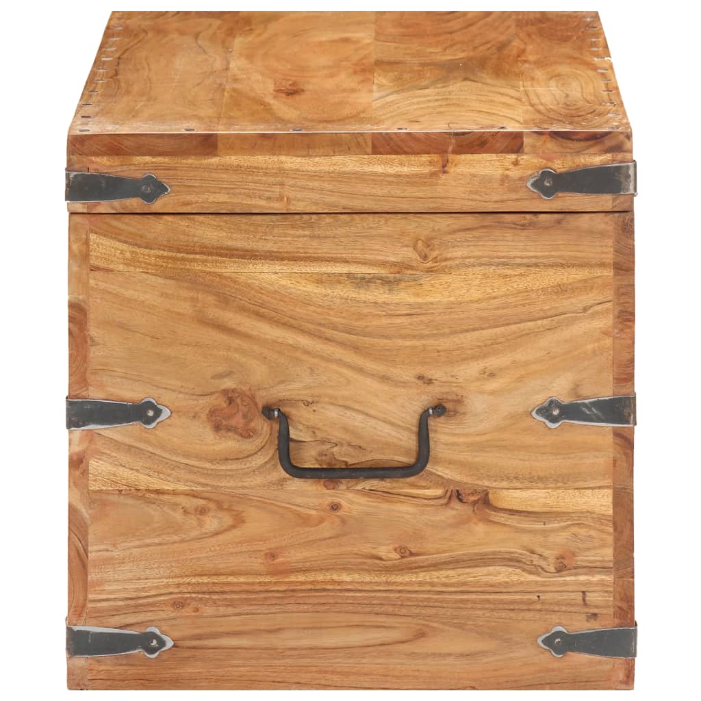 vidaXL Chest 90x40x40 cm Solid Acacia Wood | vidaXL.com.au