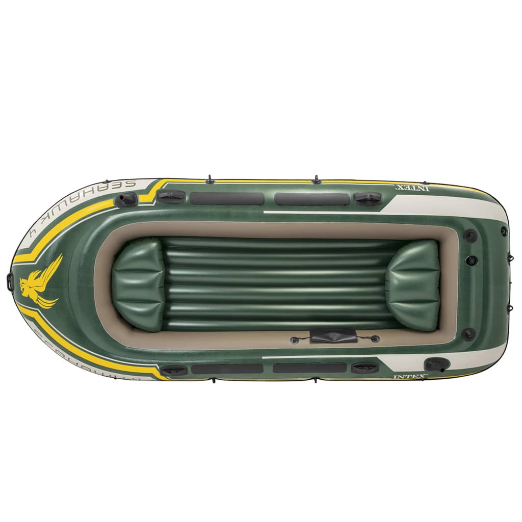 Intex Seahawk 4 Set Inflatable Boat with Oars and Pump 68351NP | vidaXL ...