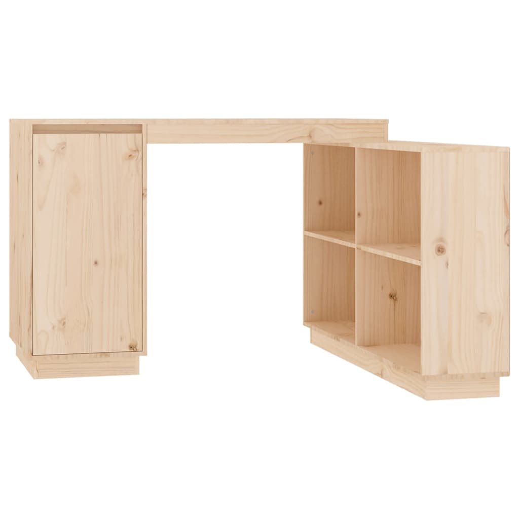 vidaXL Desk 110x50x75 cm Solid Wood Pine | vidaXL.com.au