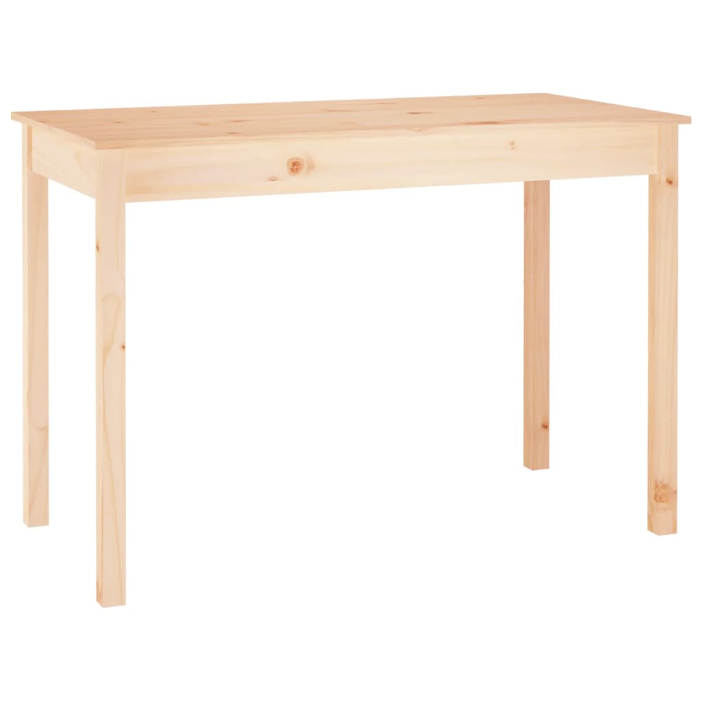 vidaXL Dining Table 110x55x75 cm Solid Wood Pine | vidaXL.com.au