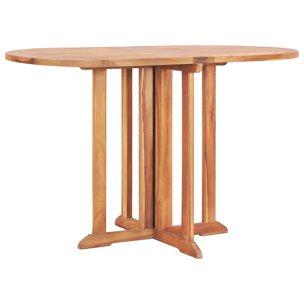 vidaXL Folding Butterfly Garden Table 120x70x75 cm Solid Teak Wood ...