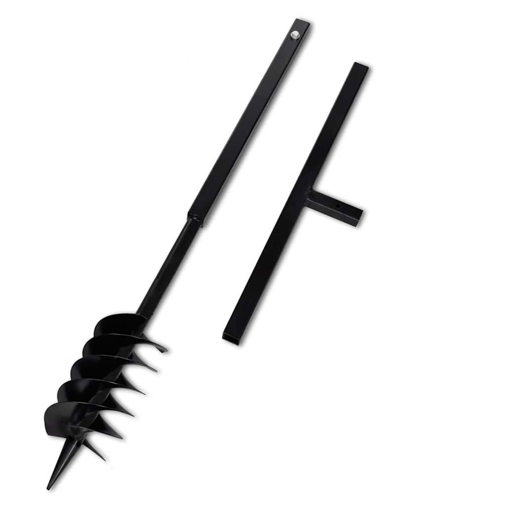 Ground Drill with Handle 120 mm with Extension Tube 9 m Steel | vidaXL ...