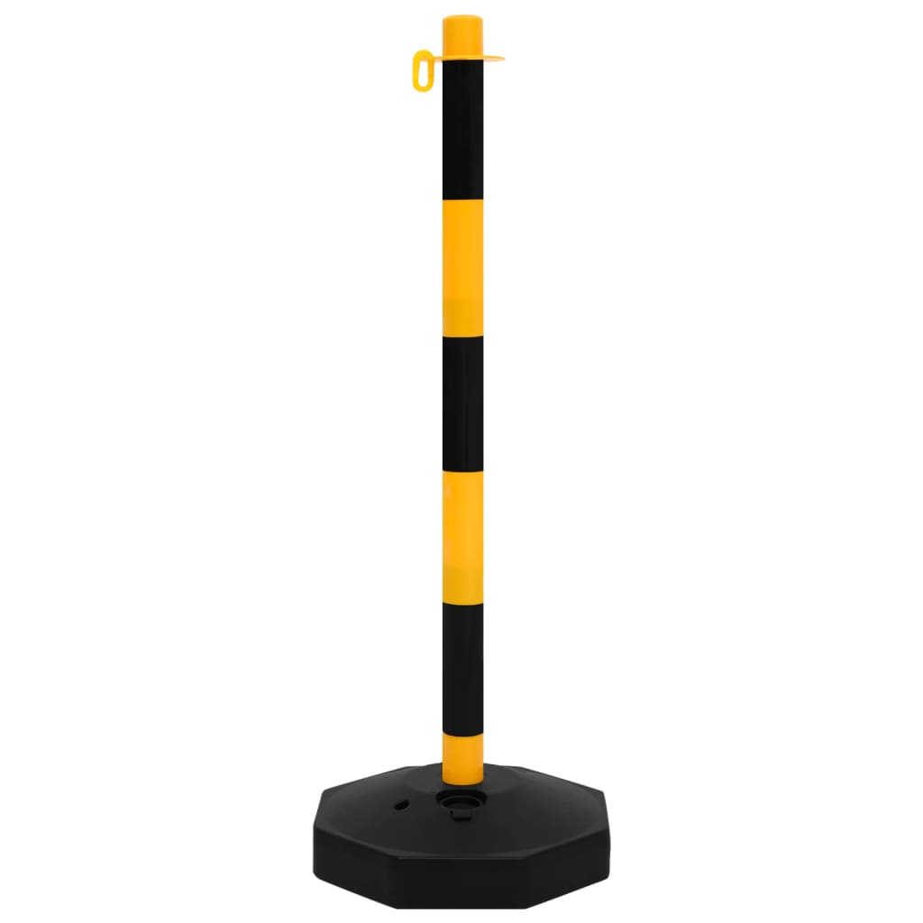 vidaXL Chain Post Set with 10 m Plastic Chain | vidaXL.com.au