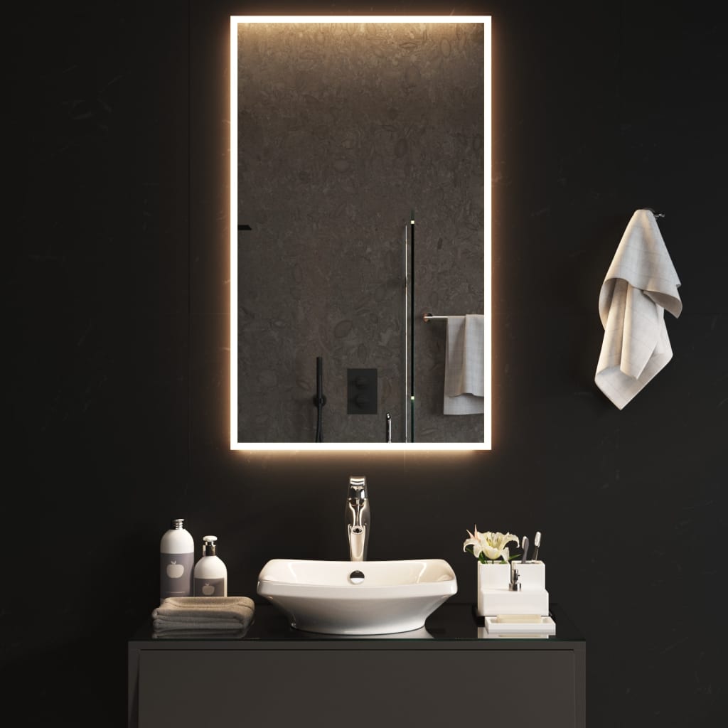 vidaXL LED Bathroom Mirror 60x100 cm | vidaXL.com.au