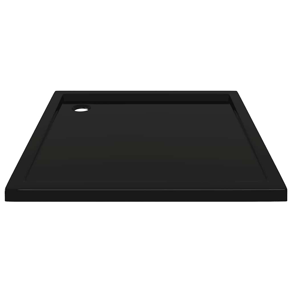 vidaXL Square ABS Shower Base Tray Black 90x90 cm | vidaXL.com.au