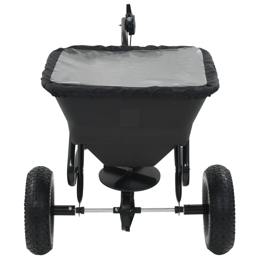 vidaXL Tow Behind Salt Spreader PVC and Steel 125x74x79 cm 45 L ...